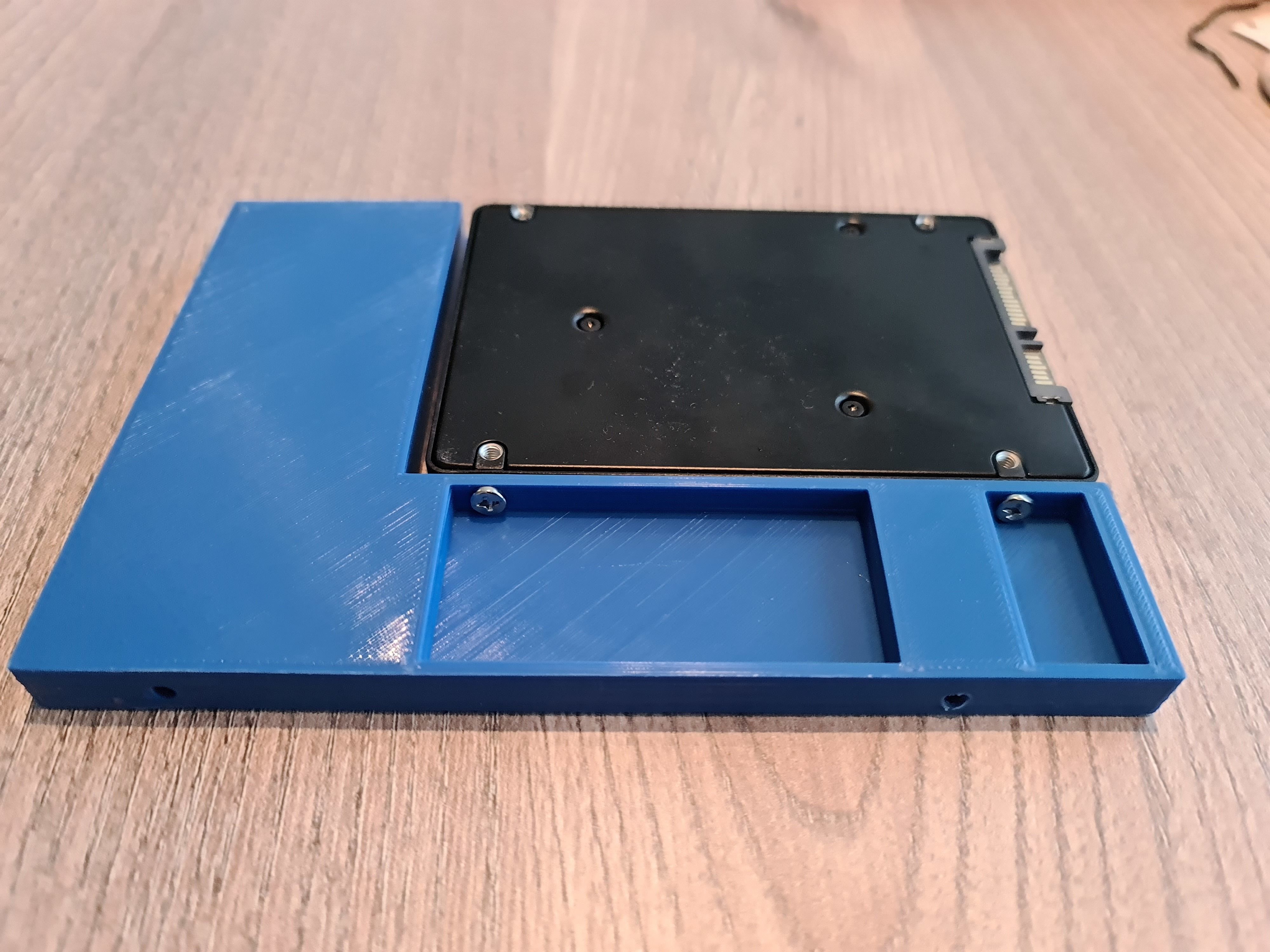 HDD to SSD server caddy tray upgrade adapter 3D model 3D printable ...