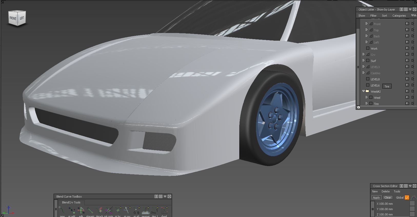 Ferrari F40 Day 4 fillet for complete the series of tutorial 3D model ...