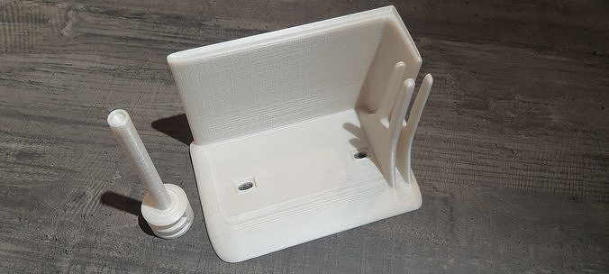 Toilet paper holder 3D model 3D printable | CGTrader