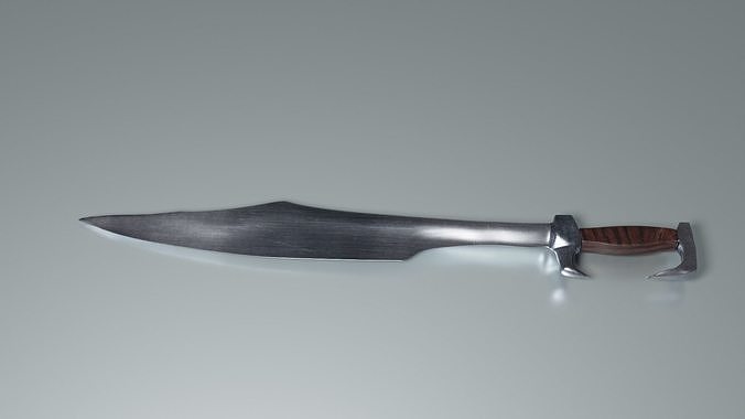 3D model King Leonidas sword VR / AR / low-poly | CGTrader