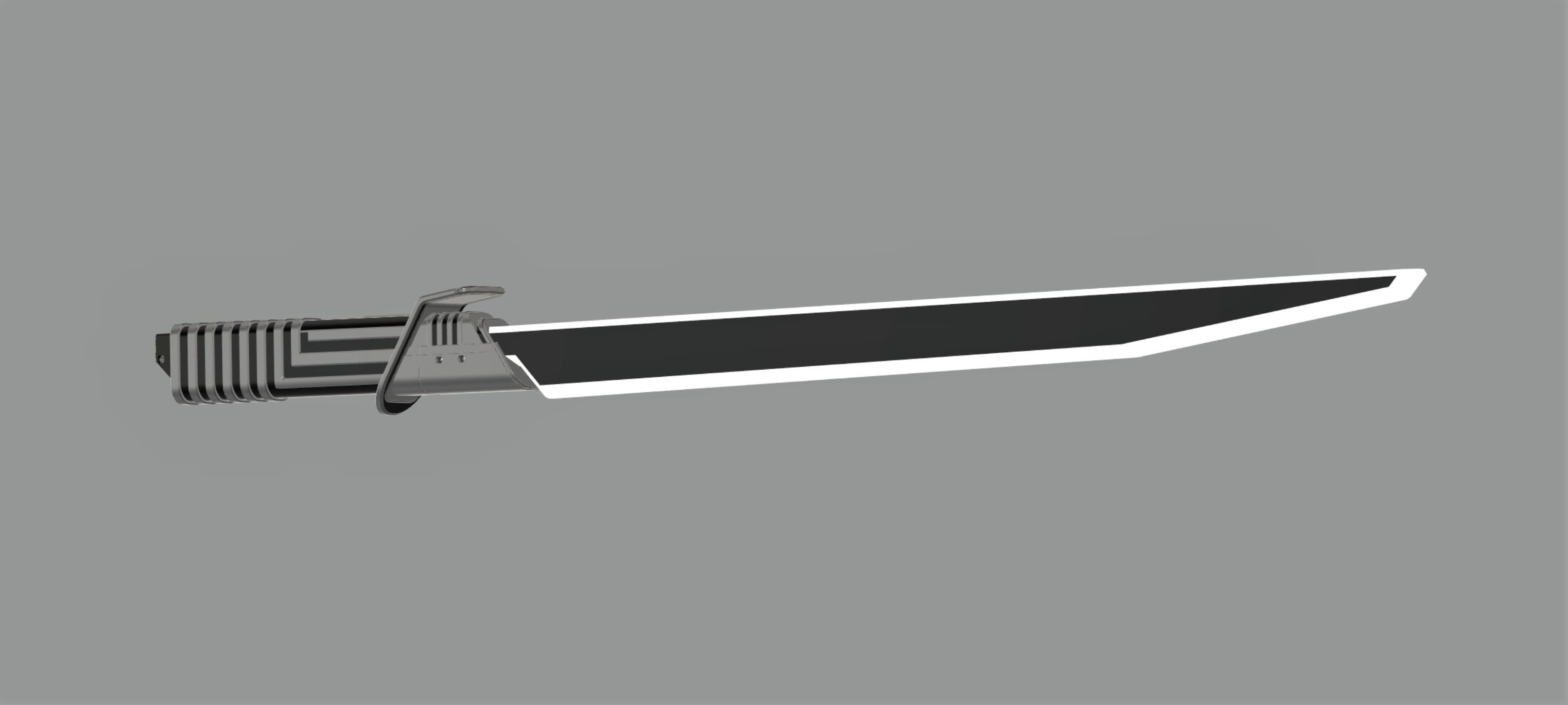 Darksaber Star Wars The Mandalorian for 3D Print Replica 3D model 3D ...