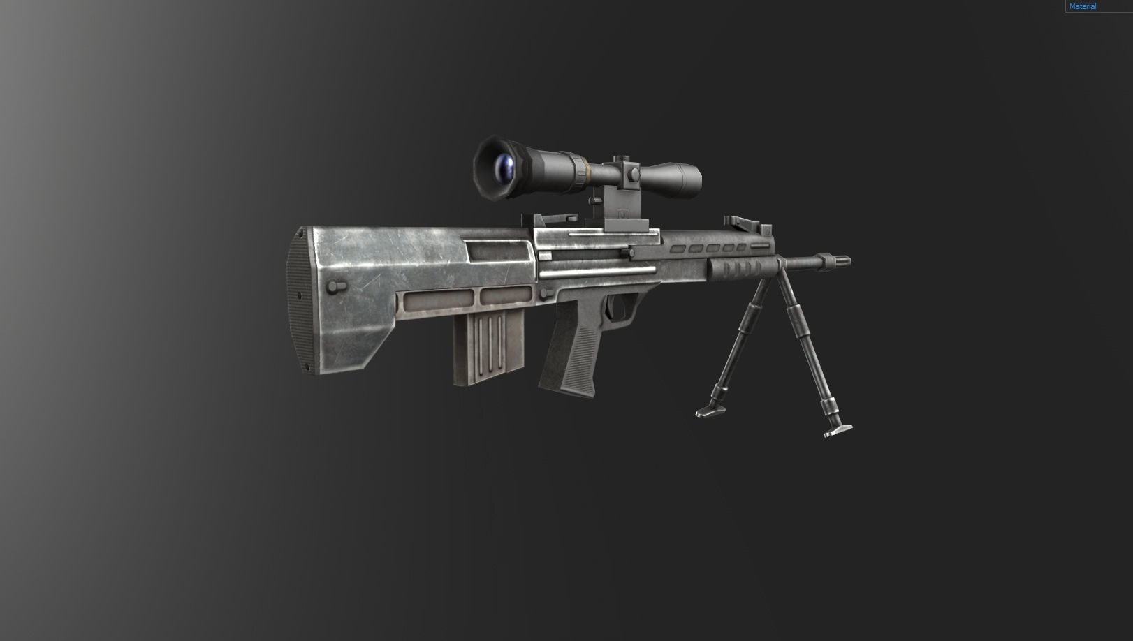 3D model QBU 88 Sniper Rifle VR / AR / low-poly | CGTrader