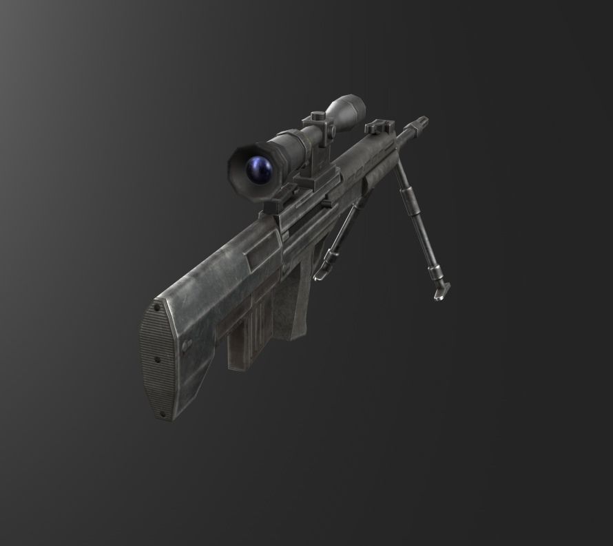 3D model QBU 88 Sniper Rifle VR / AR / low-poly | CGTrader