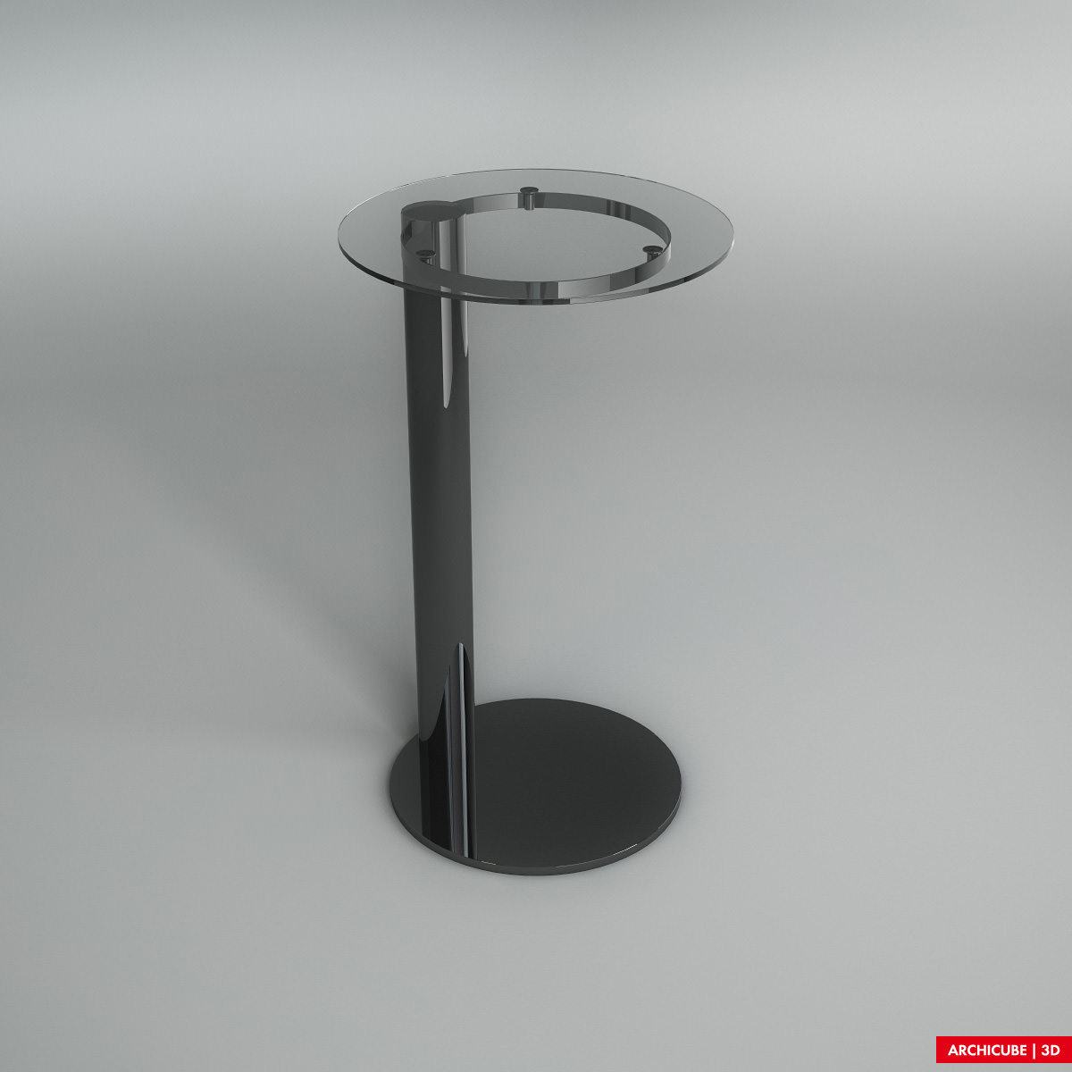 Round table 3D model | CGTrader