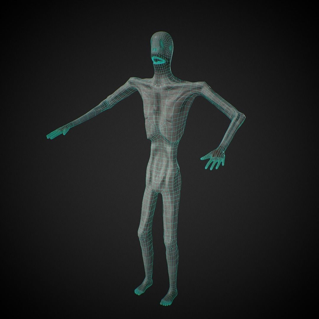 3D model Horror Character VR / AR / low-poly | CGTrader