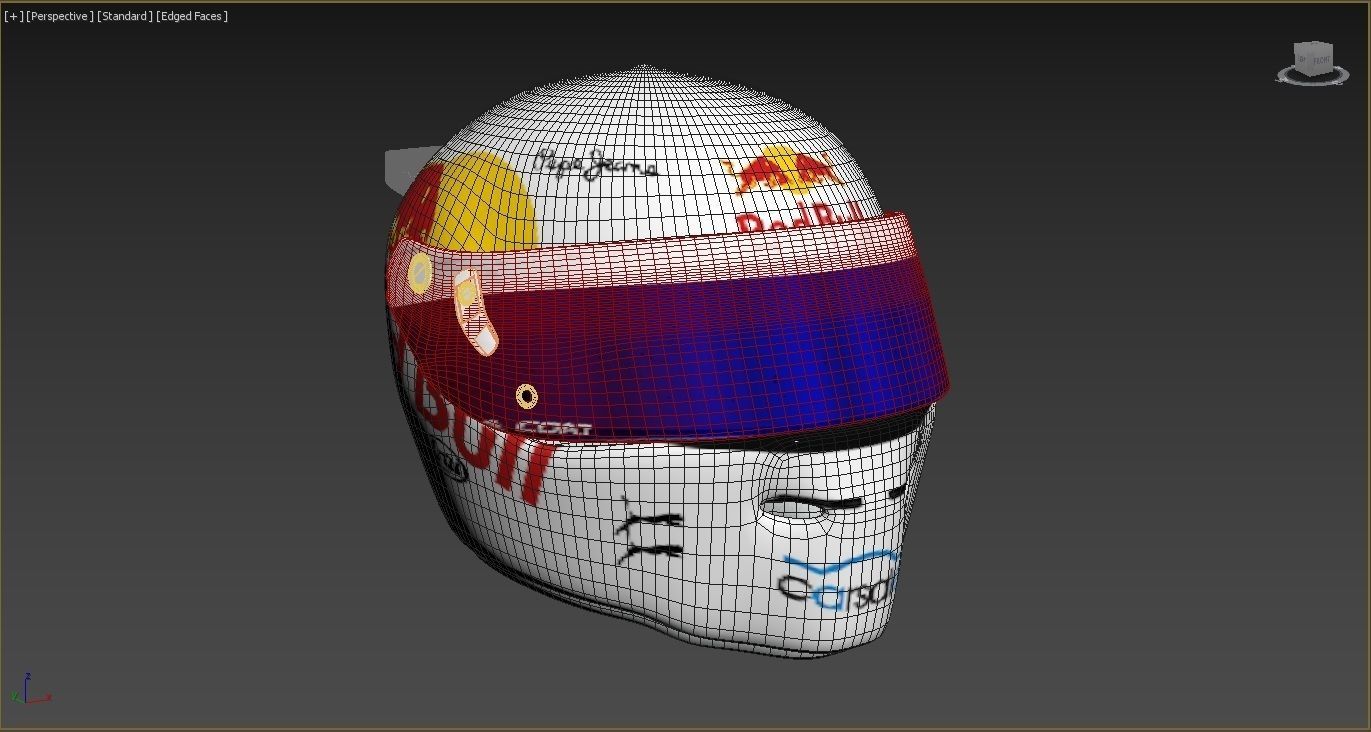 Race Helmet 3D Model 3D model | CGTrader