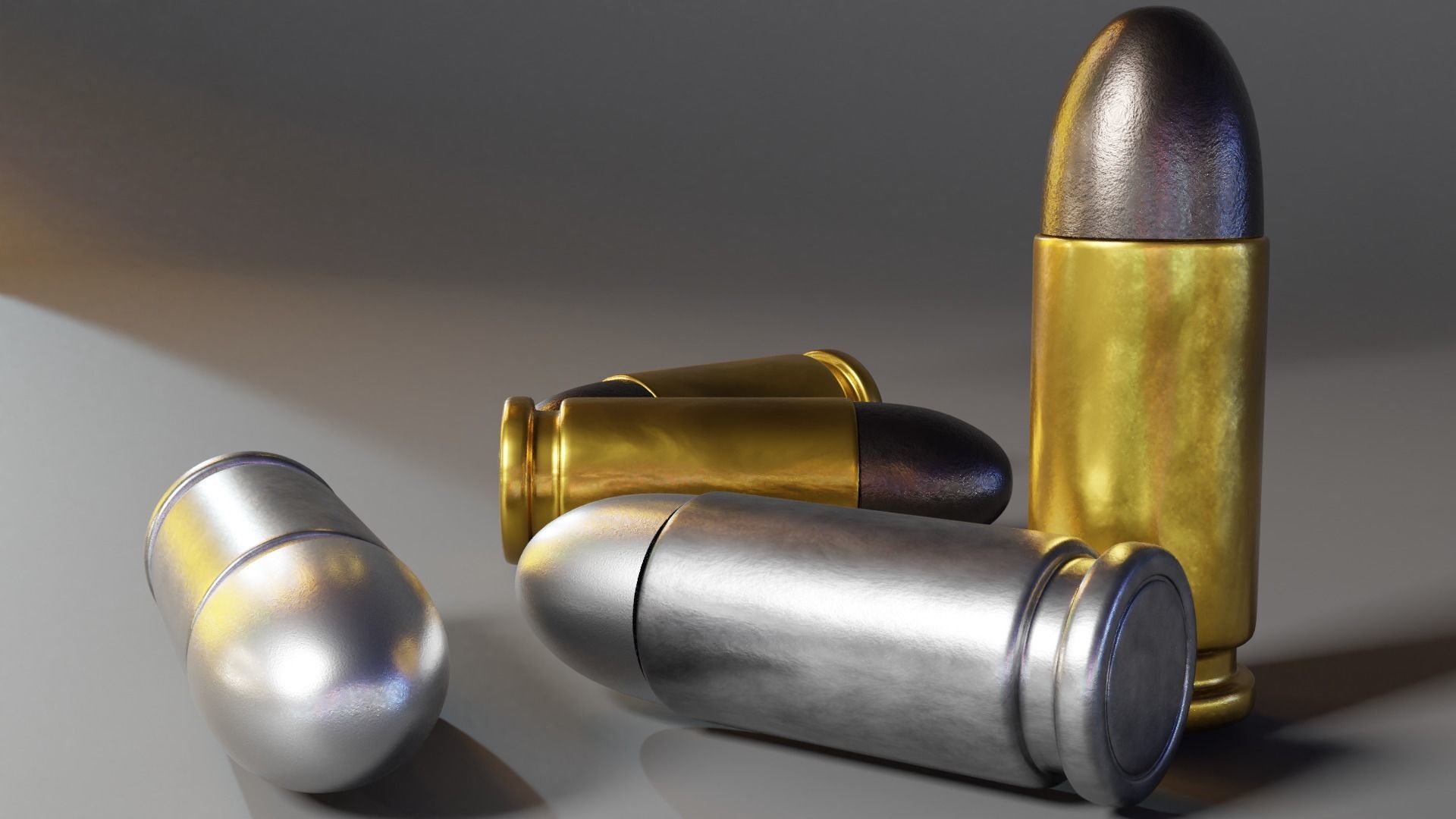 Pistol Bullets 9mm 3D model | CGTrader