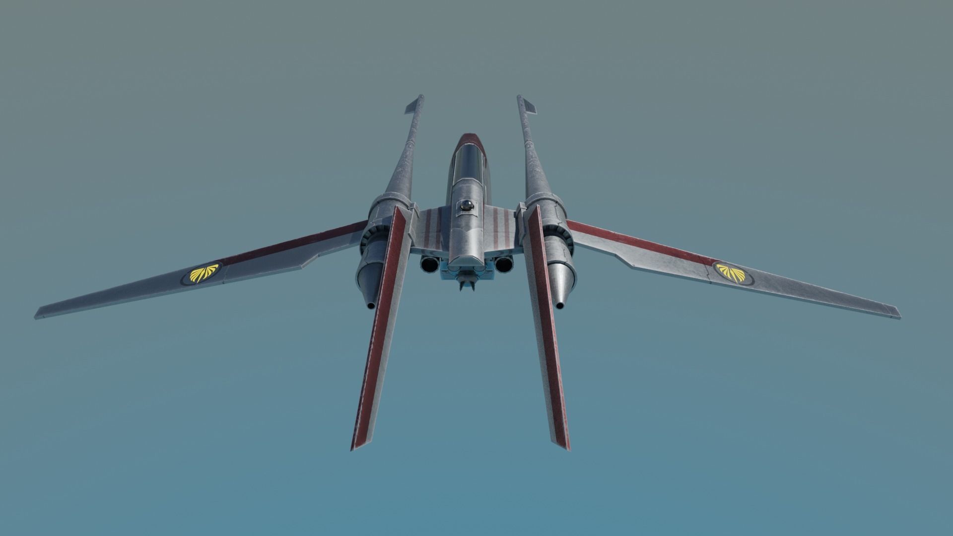 3D model Jedi Vector Star Fighter- Star wars Highrepublic VR / AR / low ...