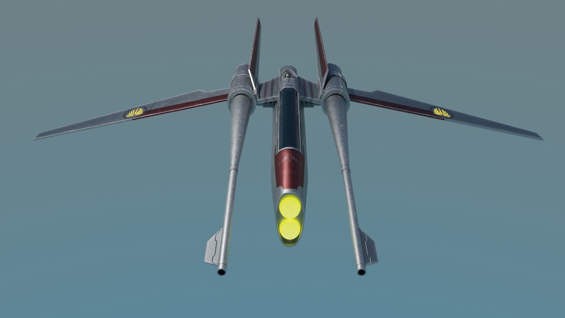 3D model Jedi Vector Star Fighter- Star wars Highrepublic VR / AR / low ...