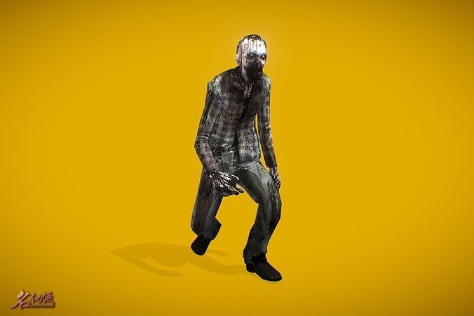 3D model Zombies Walker 1 VR / AR / low-poly | CGTrader