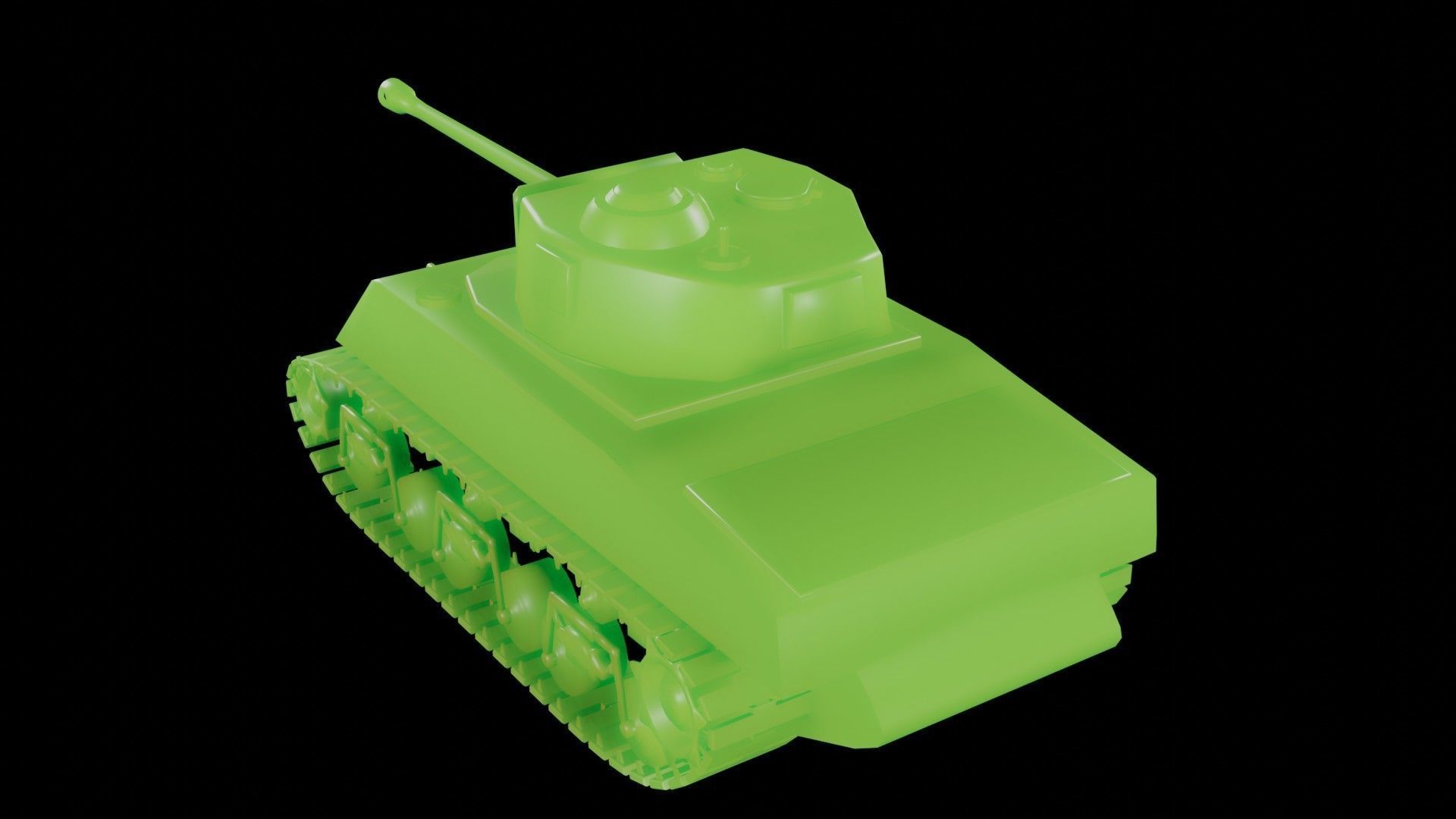 Green Army Man Tank -Toy Tank- 3D Model 3D model | CGTrader
