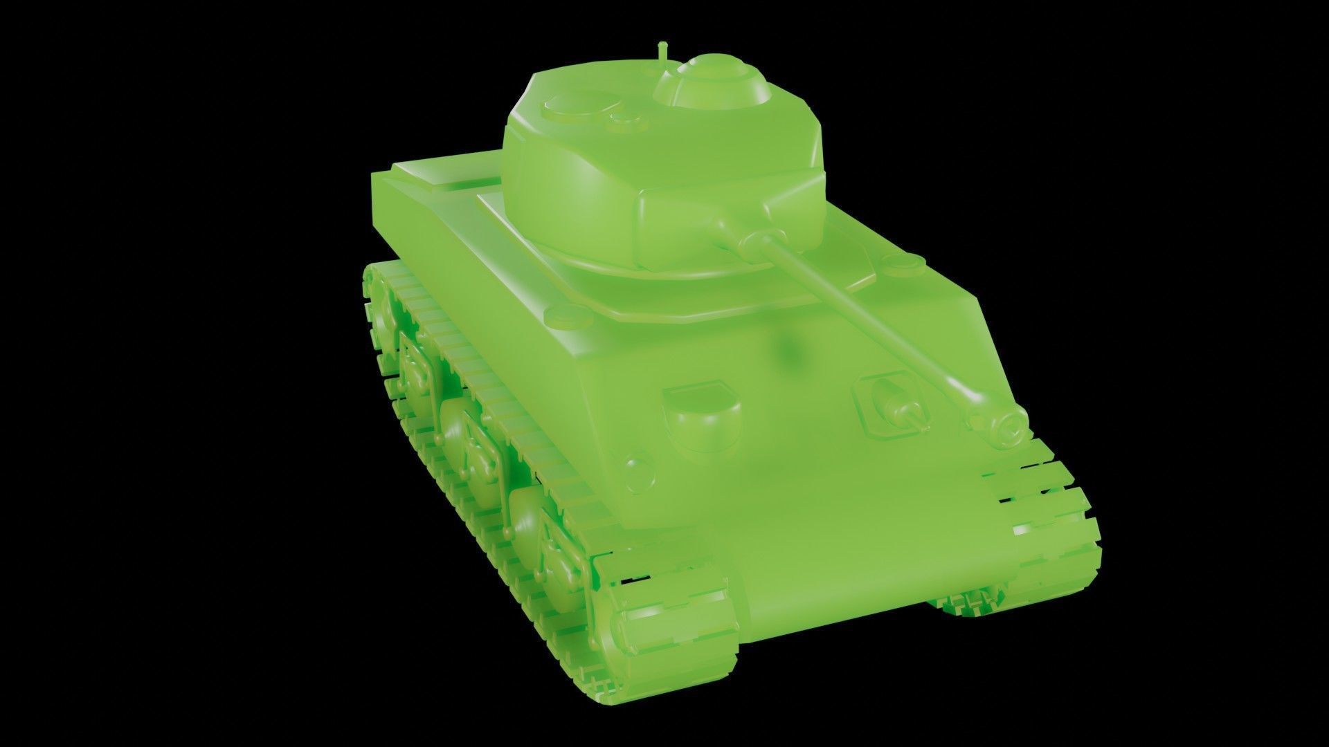 Green Army Man Tank -Toy Tank- 3D Model 3D model | CGTrader