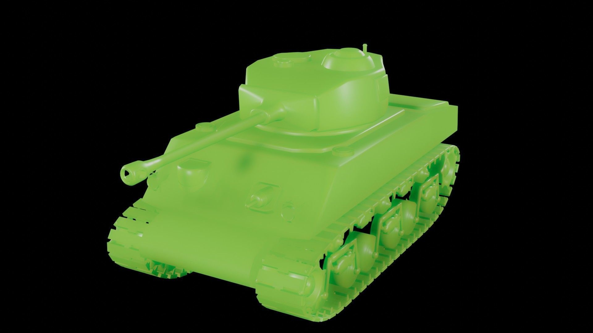 Green Army Man Tank -Toy Tank- 3D Model 3D model | CGTrader