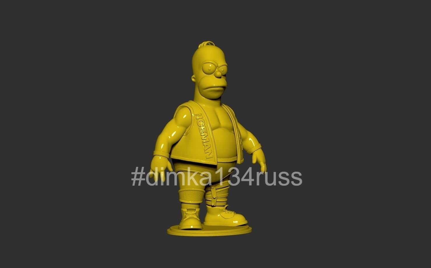 simpsons homer 3D model 3D printable | CGTrader