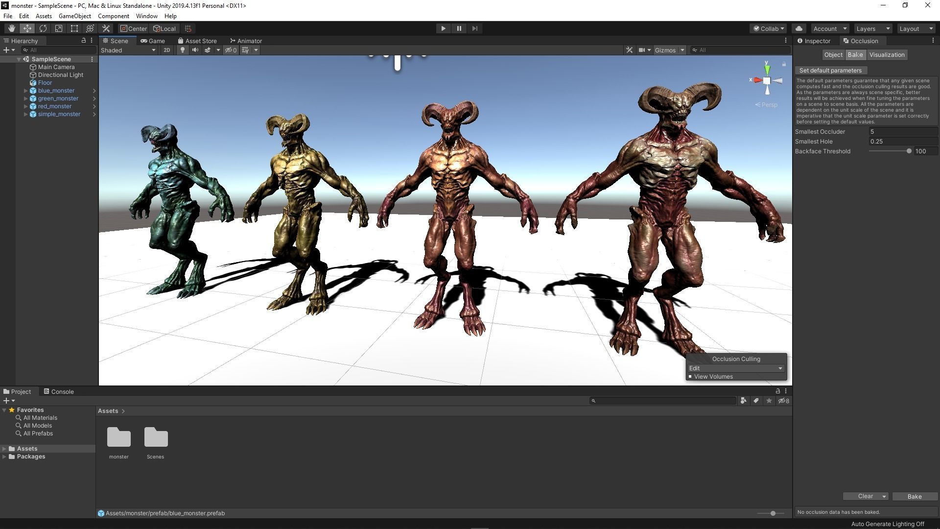 3D model Monster Executioner VR / AR / low-poly rigged animated | CGTrader