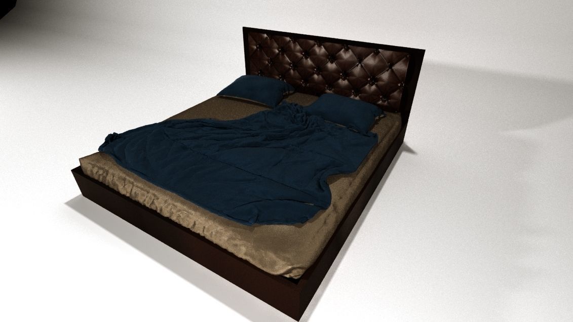Bed 3ds max Corona render 3D model | CGTrader