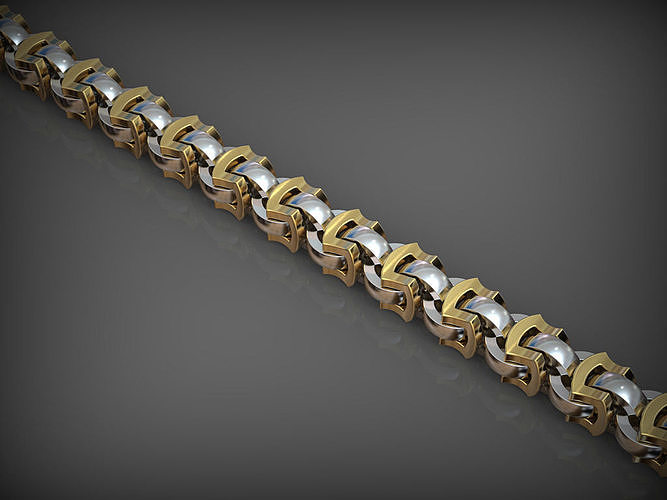 Chain Link 196 3D model 3D printable | CGTrader