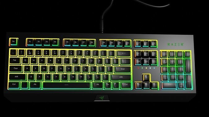 razer keyboard 3D model | CGTrader