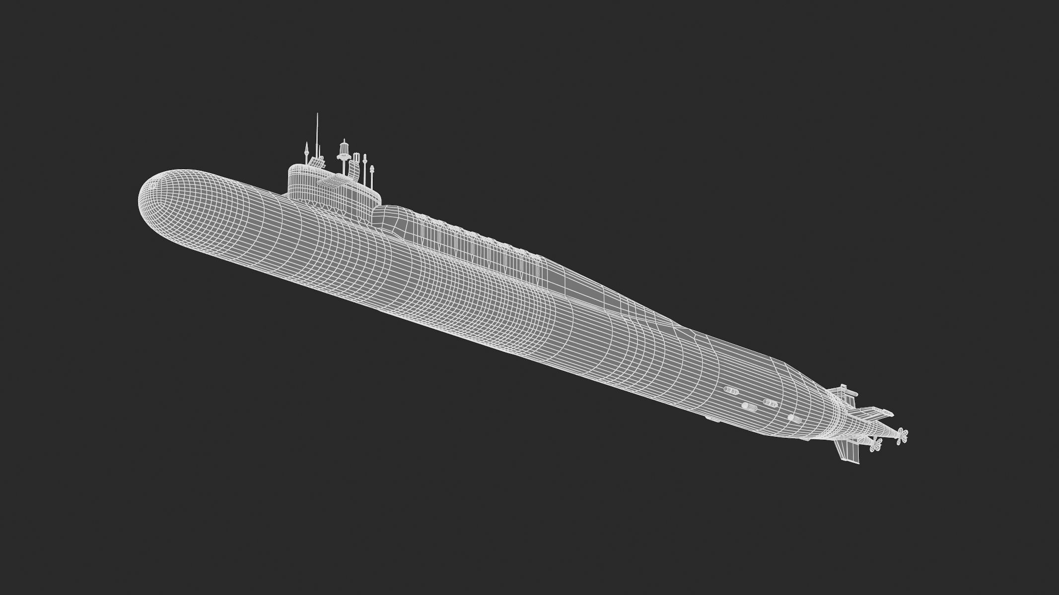Russian Nuclear Strategic Submarine Delta IV Class 3D model | CGTrader