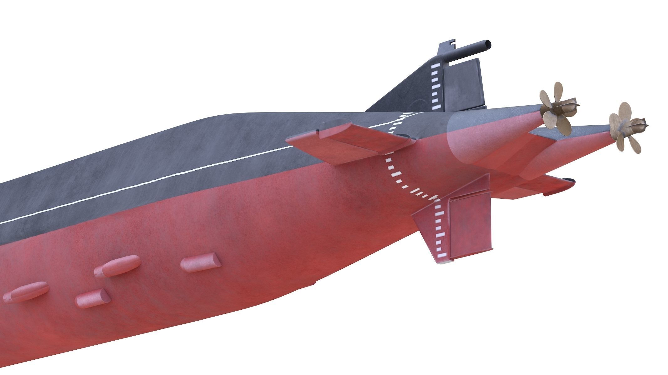 Russian Nuclear Strategic Submarine Delta IV Class 3D model | CGTrader