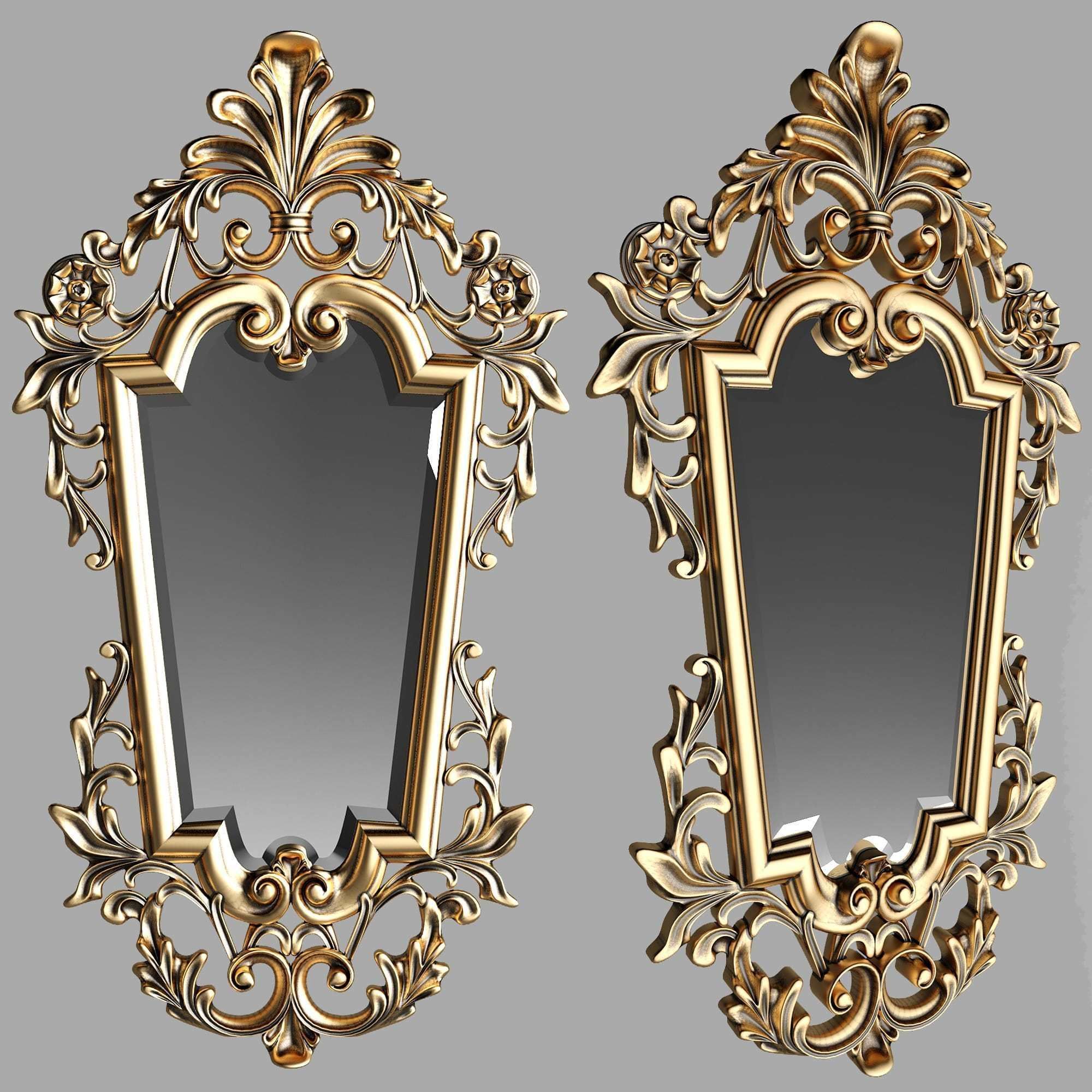 classical mirror set xx 3D model | CGTrader