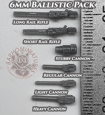 Mech Weapons Pack of 21 3D model 3D printable | CGTrader