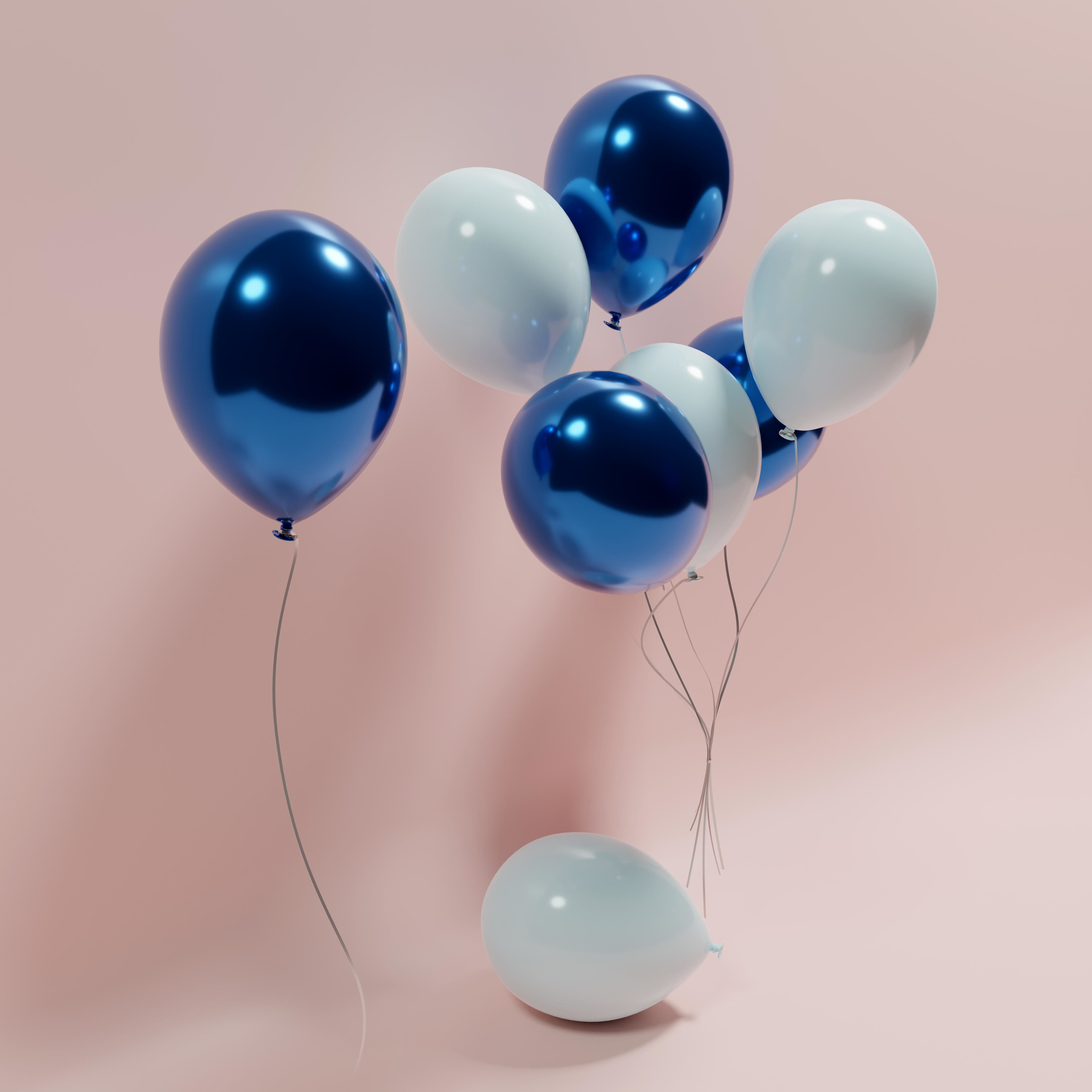 Balloon balloons 3D model | CGTrader
