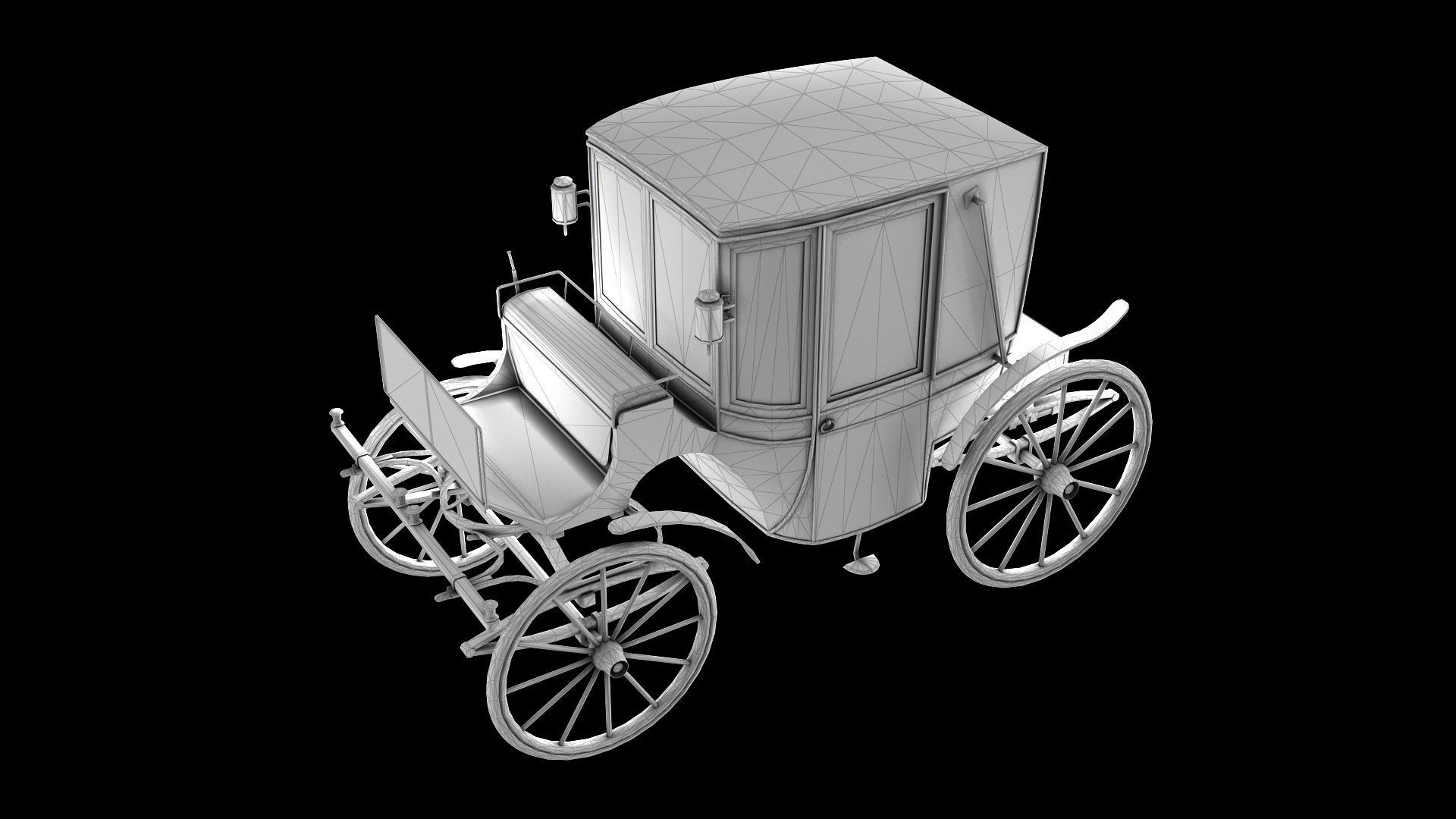 3D model Carriage VR / AR / low-poly | CGTrader