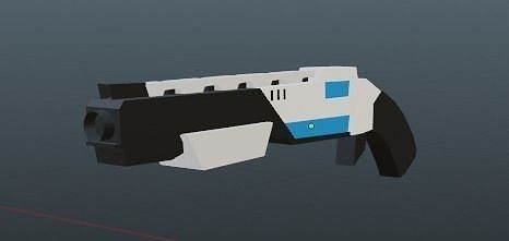 3D model karlson shotgun VR / AR / low-poly | CGTrader