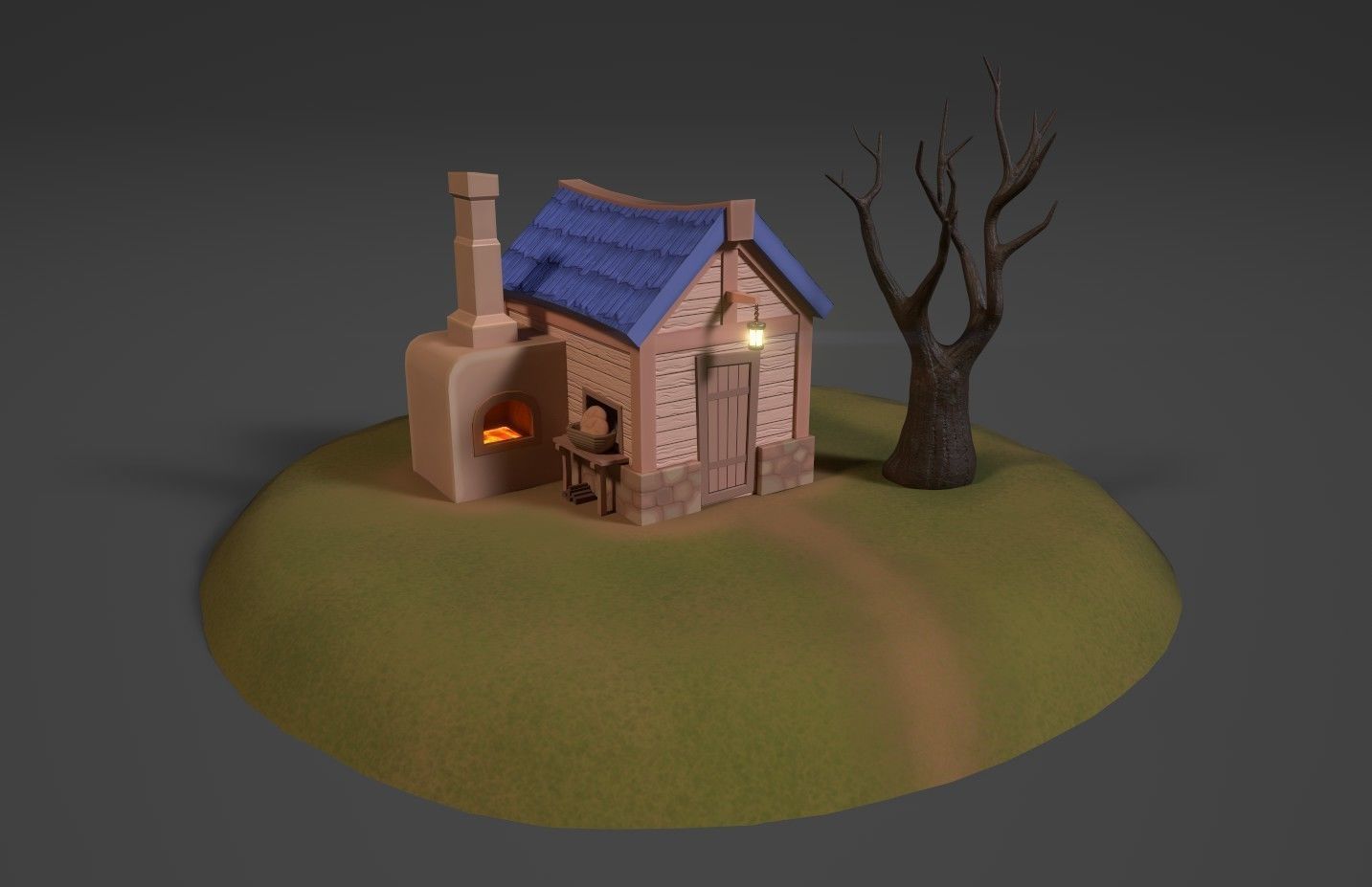 3D model Low-poly stylized bakery scene VR / AR / low-poly | CGTrader