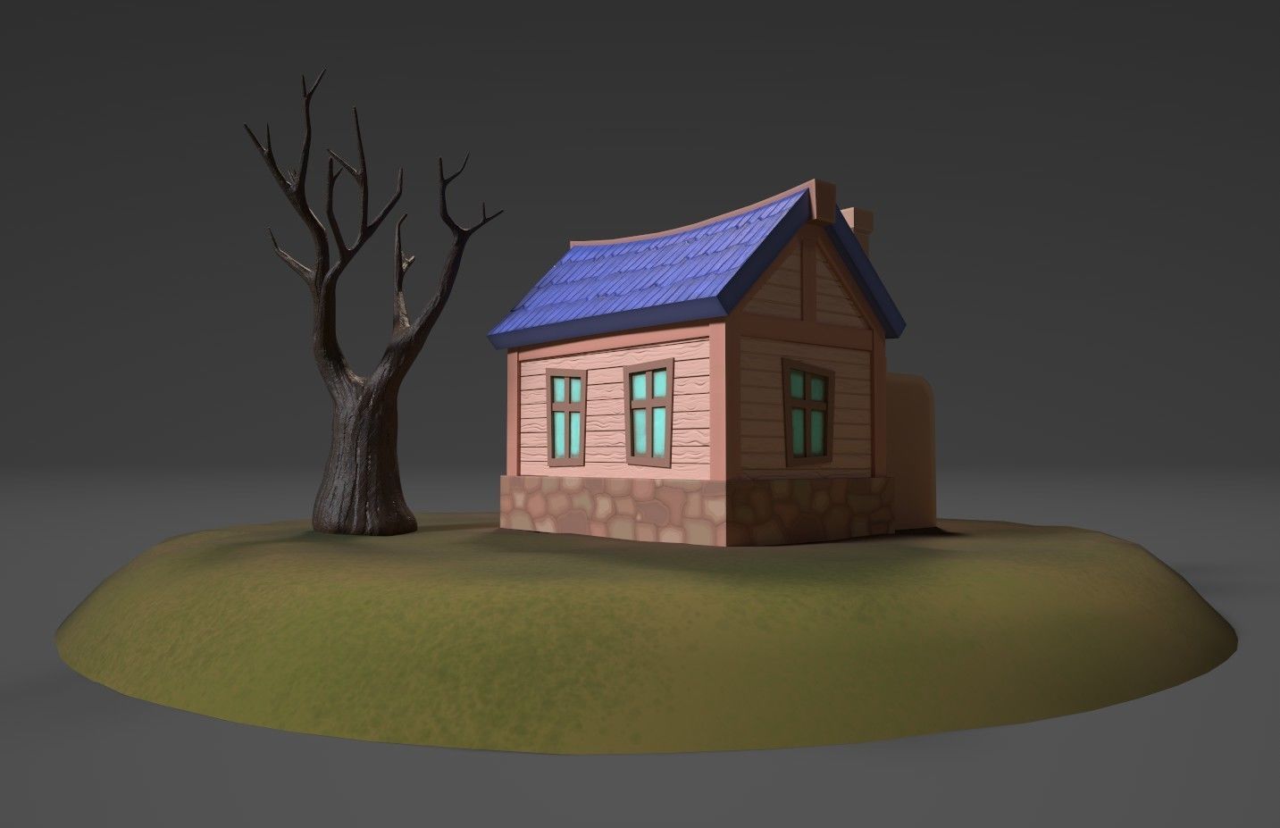 3D model Low-poly stylized bakery scene VR / AR / low-poly | CGTrader