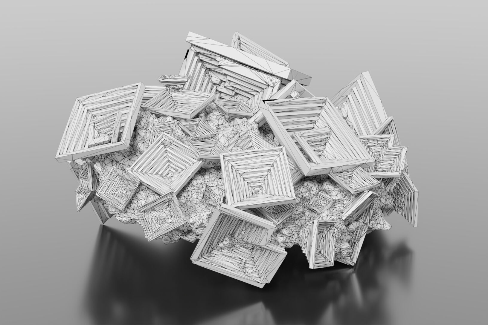 Bismuth Crystals 3D model | CGTrader