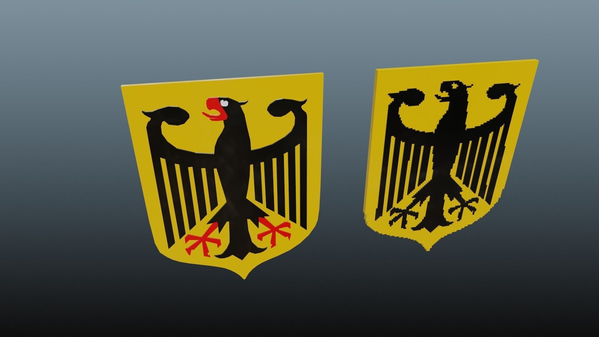 Germany National Emblem 3D model | CGTrader