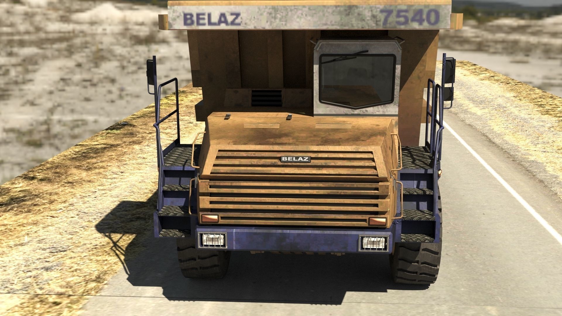 Belaz 7540 3D model | CGTrader
