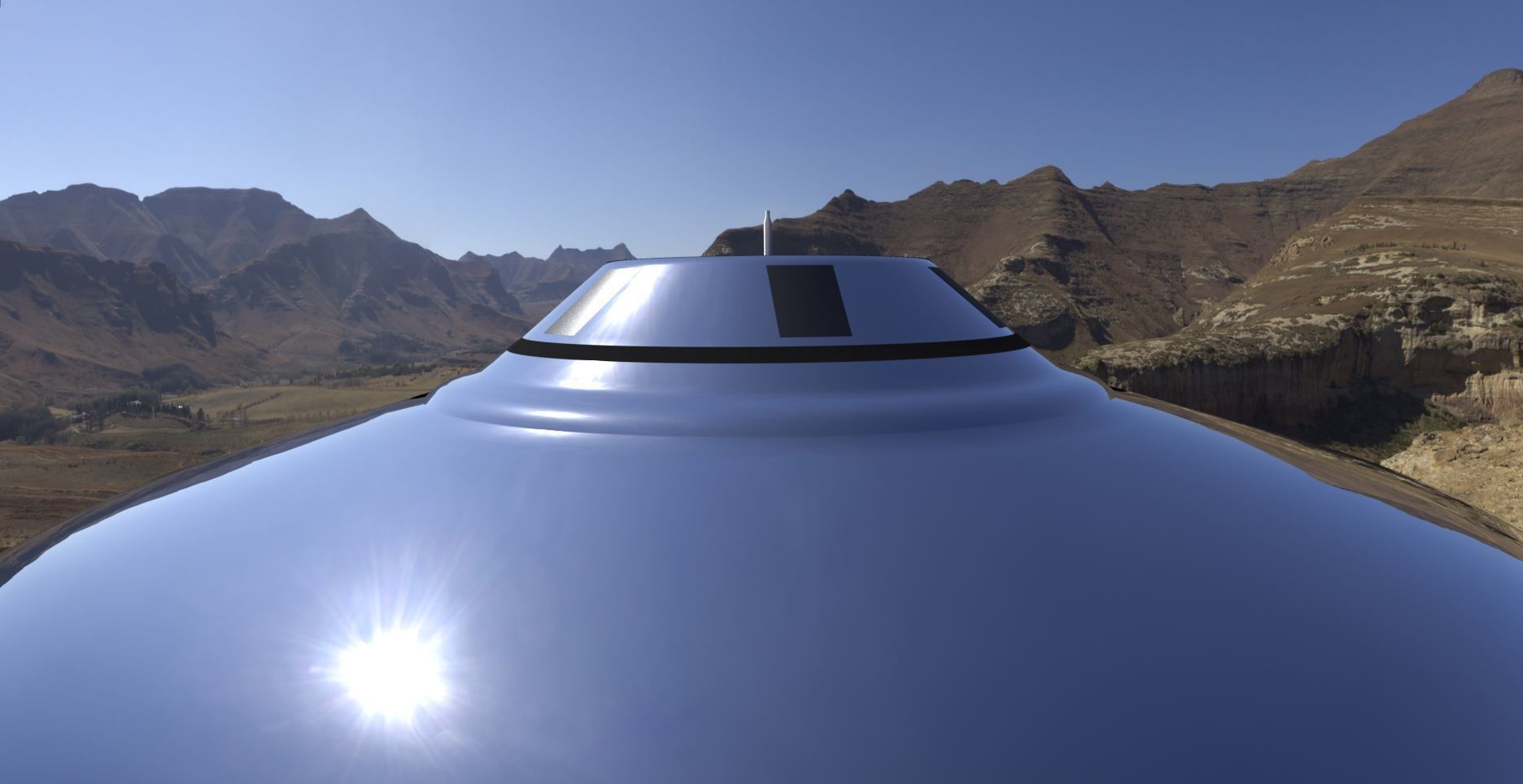 Bob Lazar Sport Model Flying Saucer 3D model | CGTrader