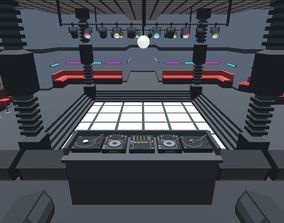 Low-poly Night club 3D Models | CGTrader