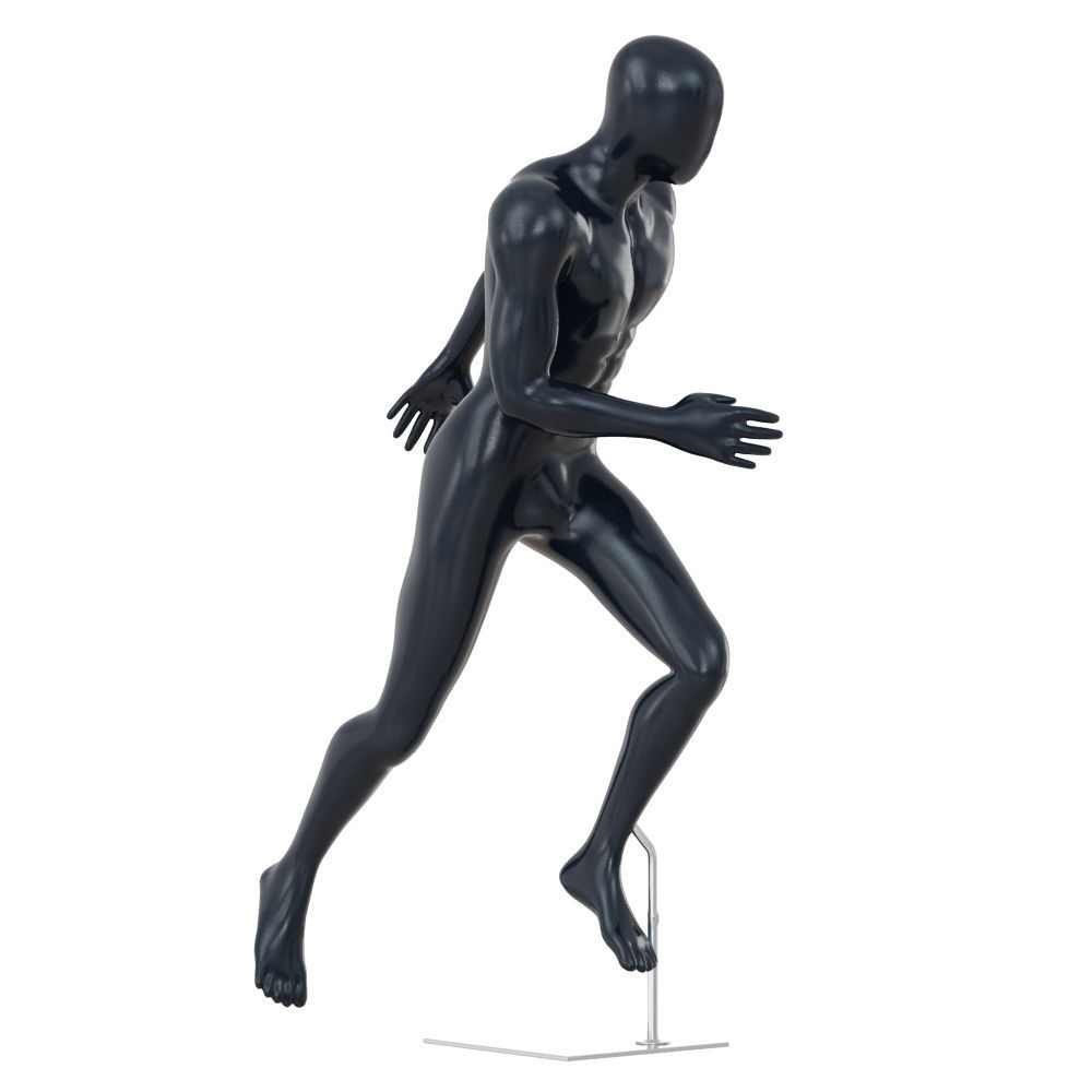 Running abstract mannequin 82 3D model | CGTrader