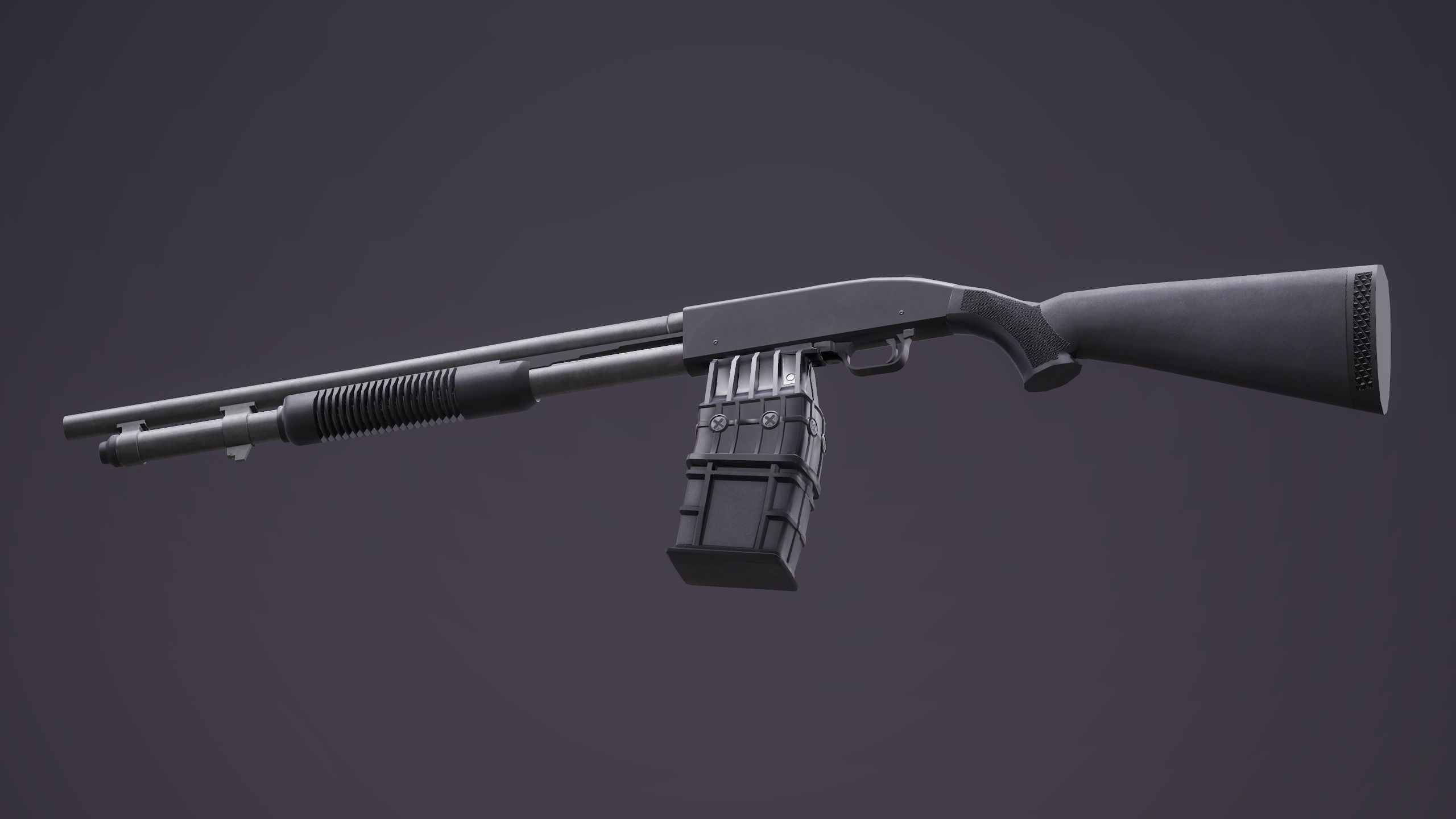 3D model Mossberg 590m Rigged PBR VR / AR / low-poly | CGTrader