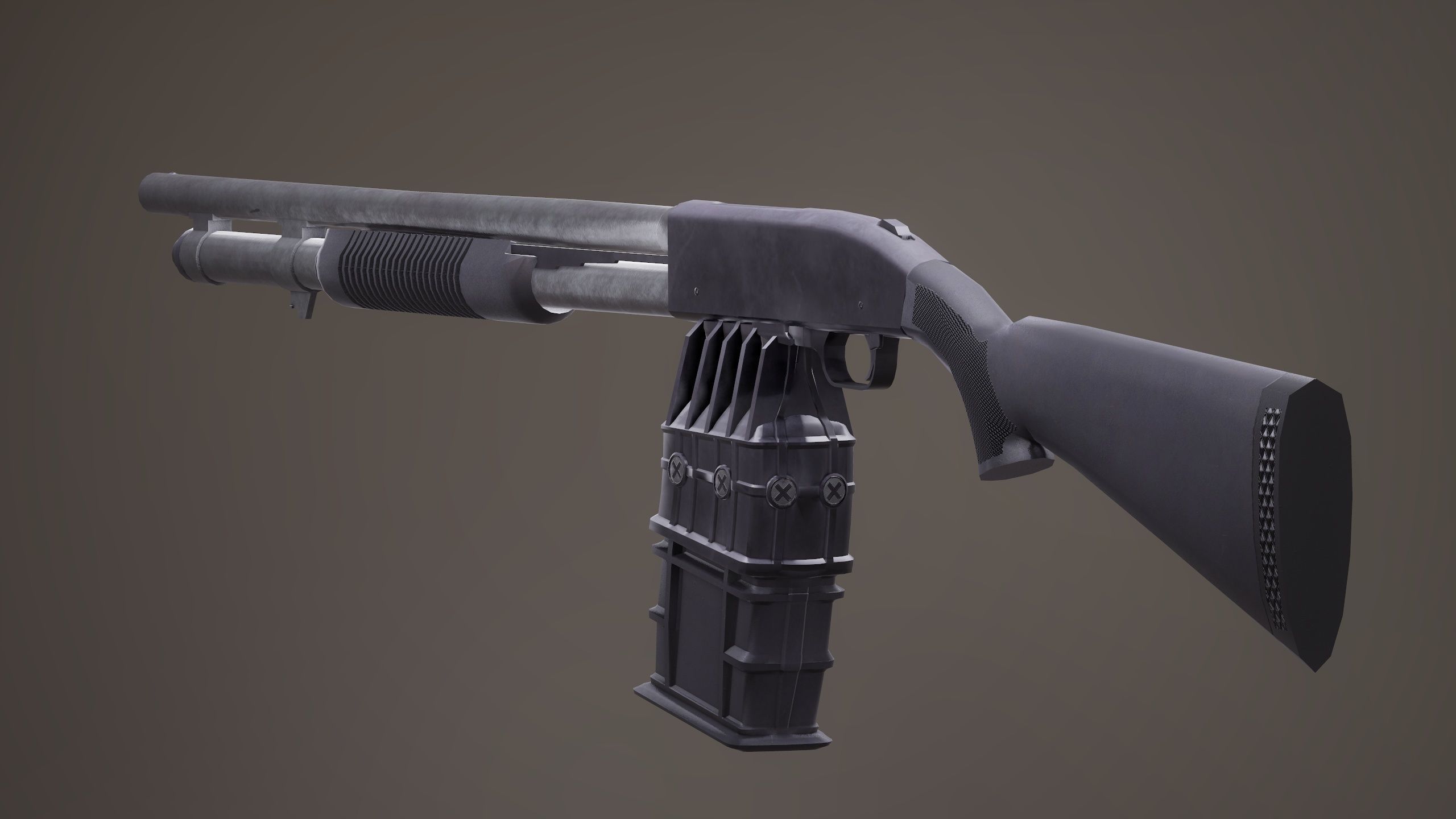 3D model Mossberg 590m Rigged PBR VR / AR / low-poly | CGTrader
