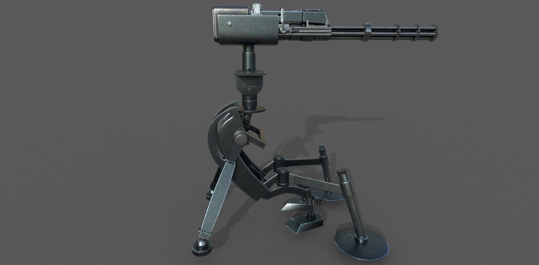 3D model Minigun 3D Model VR / AR / low-poly | CGTrader