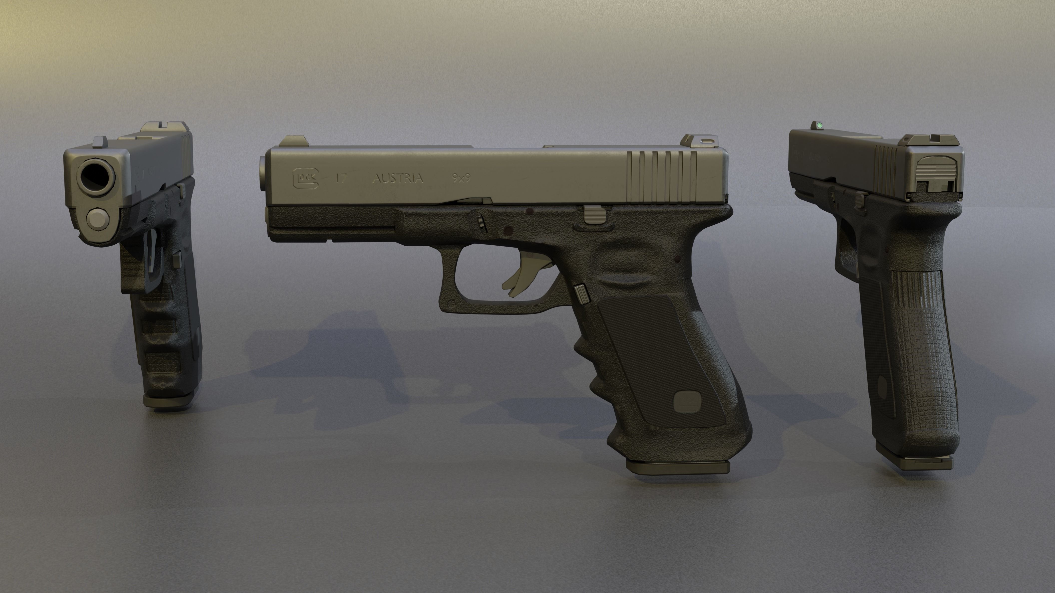 Low Poly model of Glock free VR / AR / low-poly 3D model | CGTrader