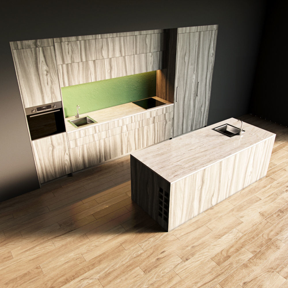 17-Kitchen5 texture 2 3D model | CGTrader