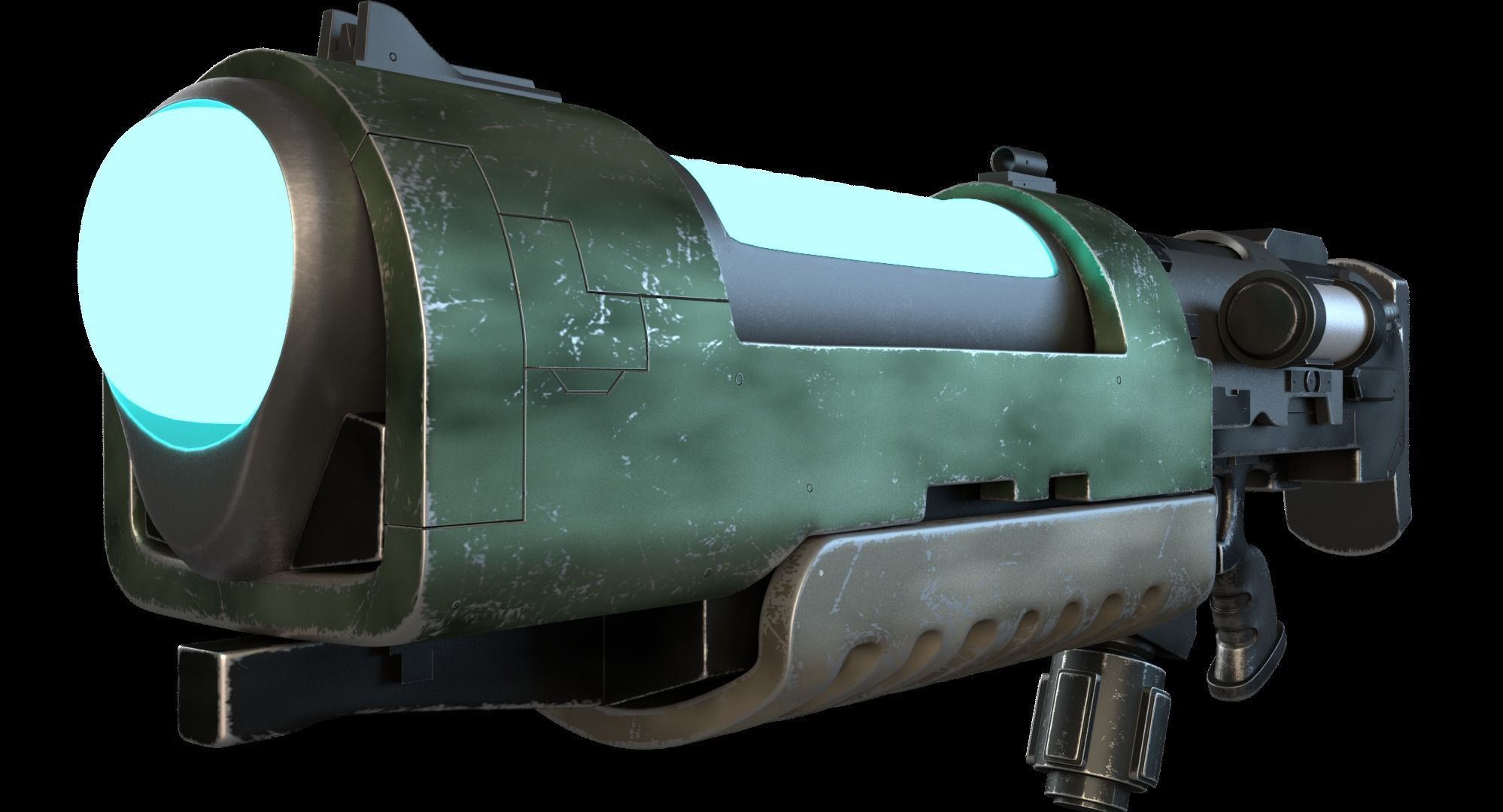 aliens Plasma Rifle 3D model | CGTrader