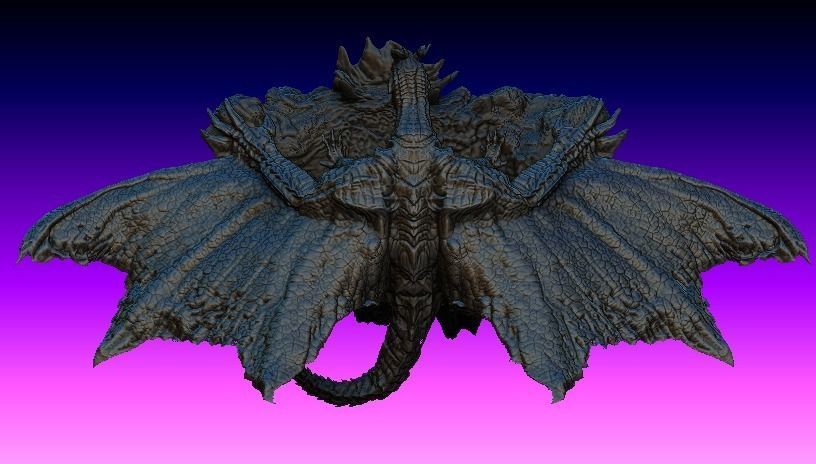 monster Hunter Gore Megala statue 3D model | CGTrader