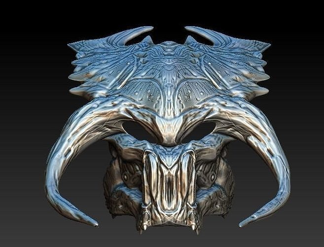 Predator minotaur Bio mask 3D model | CGTrader