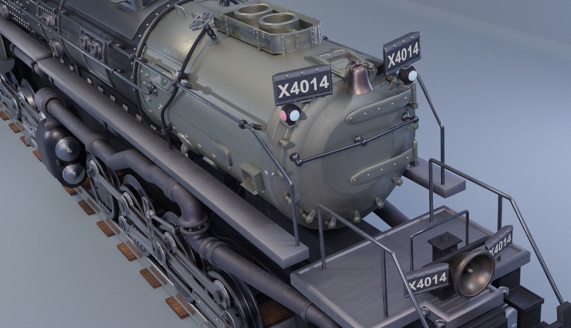 Union Pacific Big Boy number 4014 3D model | CGTrader