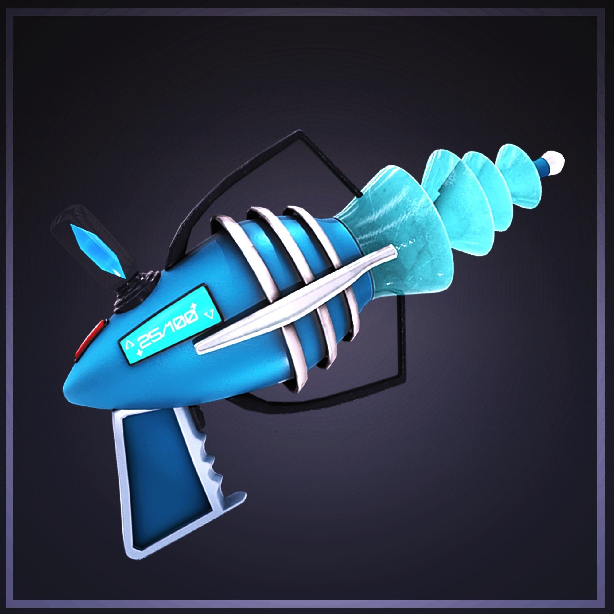 Concept Ice Gun Game Ready 3D model | CGTrader