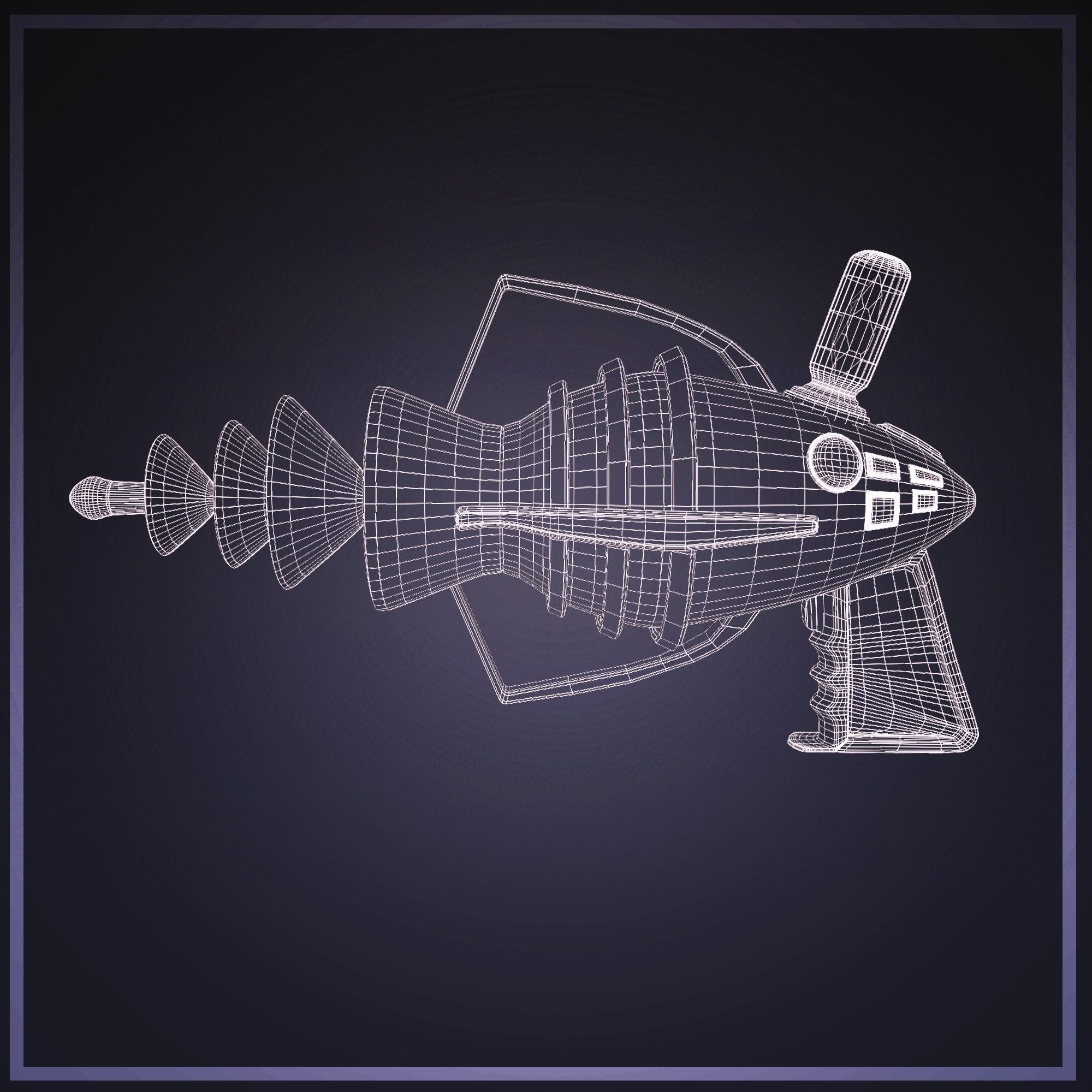 Concept Ice Gun Game Ready 3D model | CGTrader