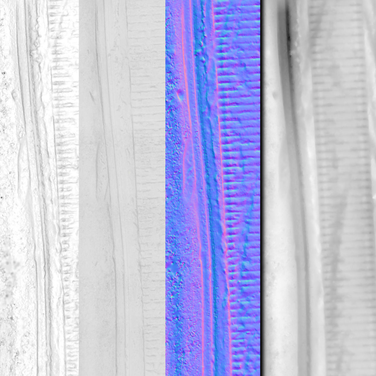 Snowmobile track material 8k seamless 3D model | CGTrader