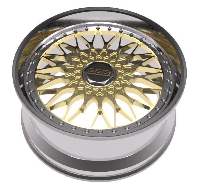 BBS RM rim with brakes and pneumatics 3D model 3D printable | CGTrader